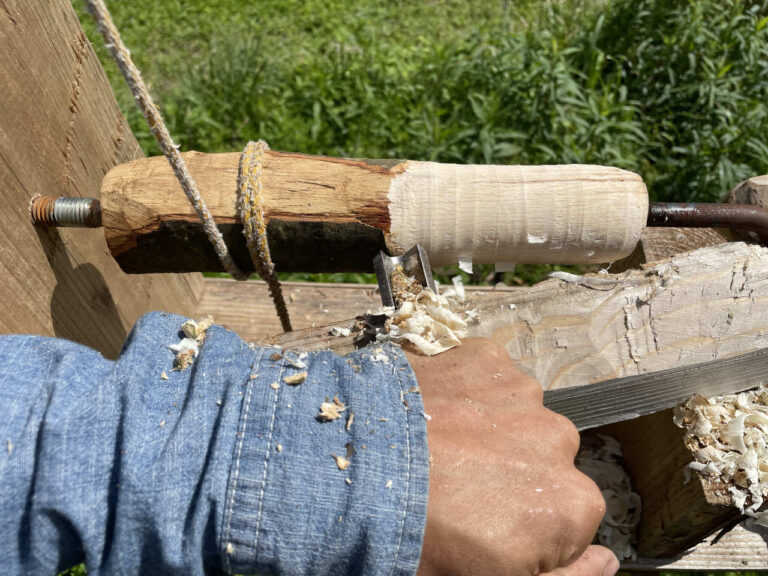 足踏み旋盤（pole lathe）はじめました | ダイナミックラボ